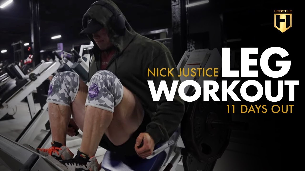 Leg Day with NPC Competitor Nick Justice | 11 Days Out | HOSSTILE - YouTube