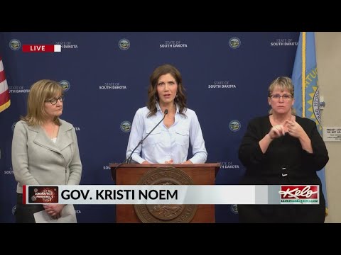 Gov. Noem holds South Dakota COVID-19 update Friday, March 27
