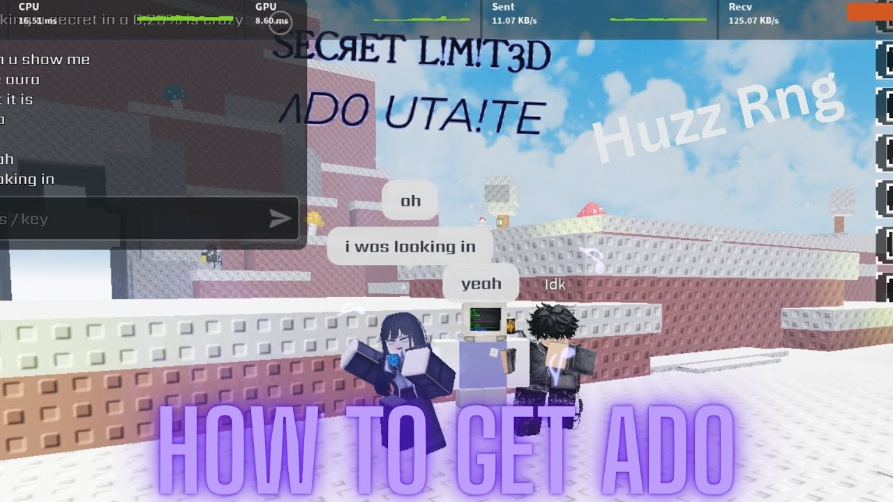 [Huzz/Anime Girl Rng] How To Get Ado (Secret Aura) - YouTube