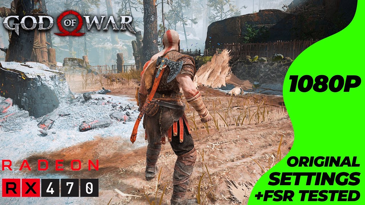 GOD OF WAR - RX 470 + i7 4770 | Original Settings + FSR Tested - YouTube