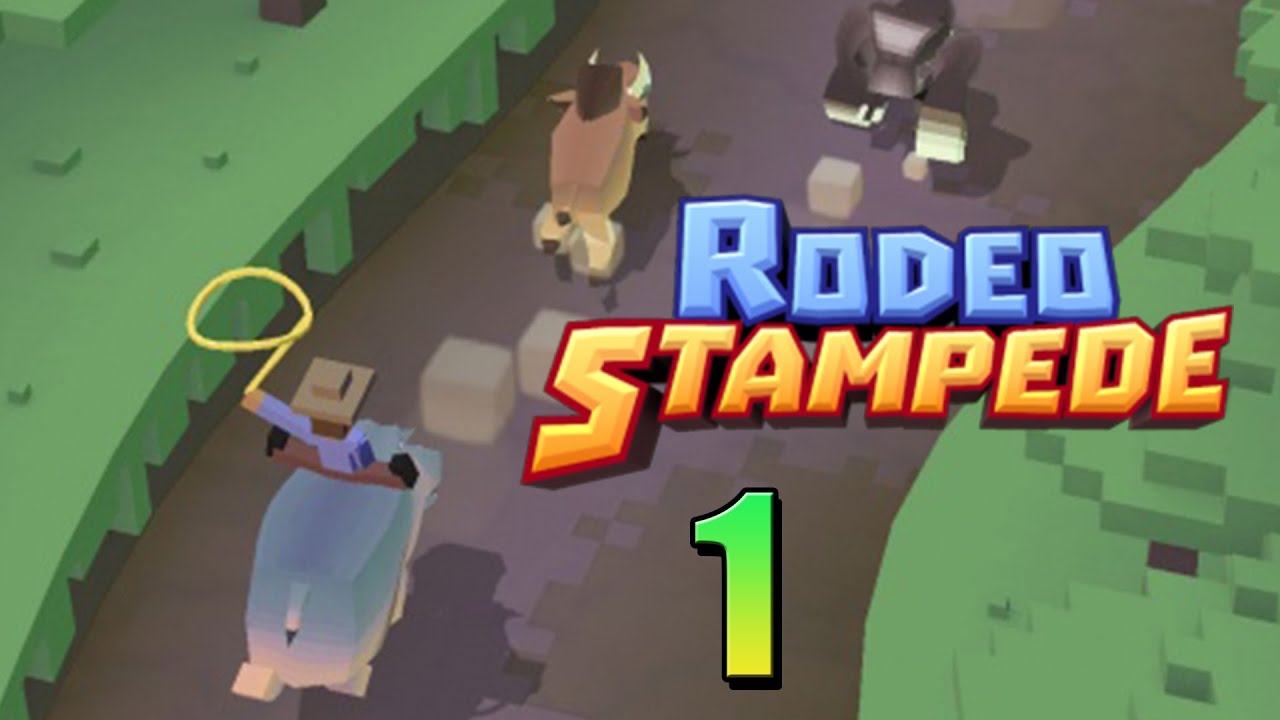 Rodeo Stampede| Riding Buffalo and Zebras Yee Haw!! Gameplay/commentary ...