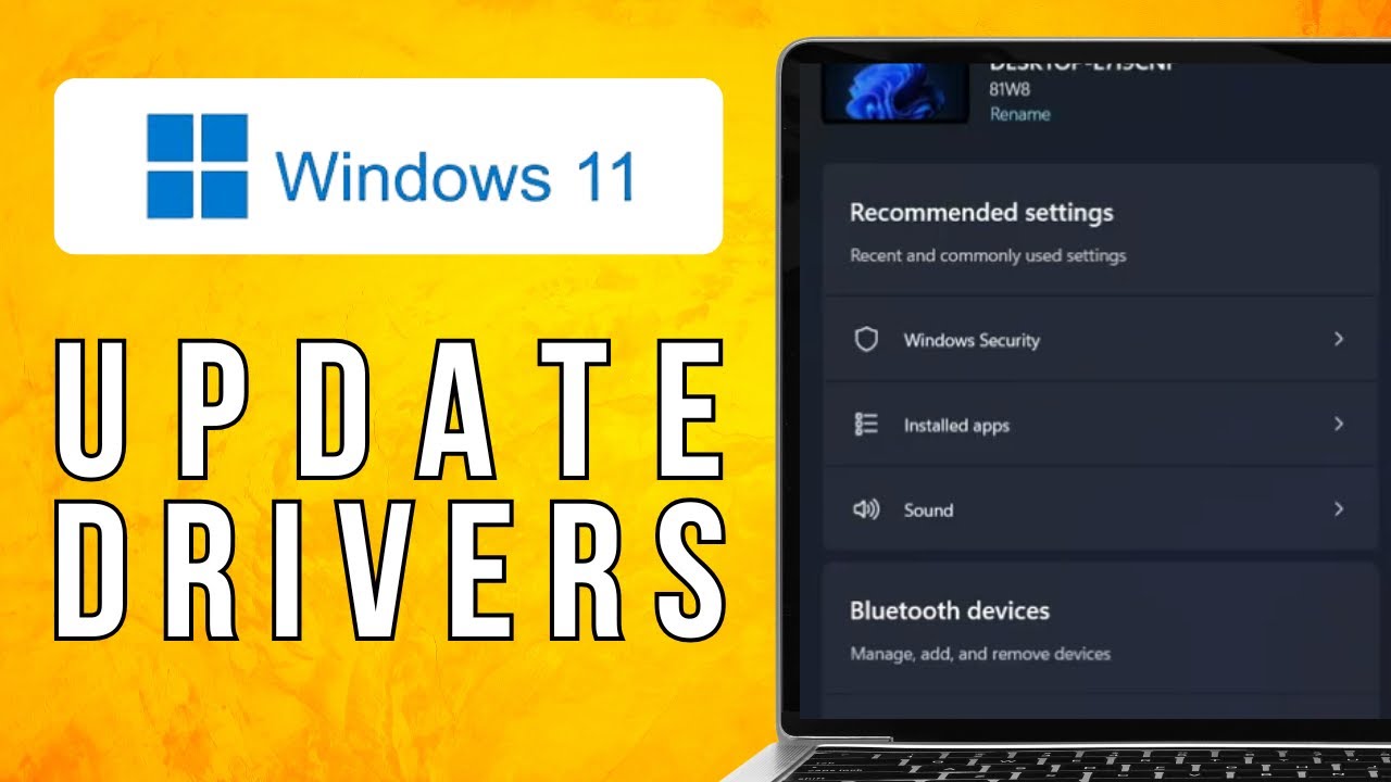 How To Update Drivers For Windows 11 (2025) Easy Guide - YouTube