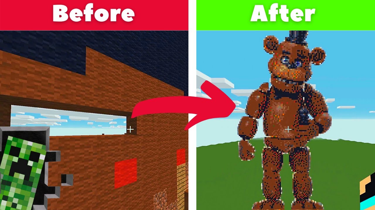 Five Nights at Freddy's in Minecraft / FNAF - YouTube