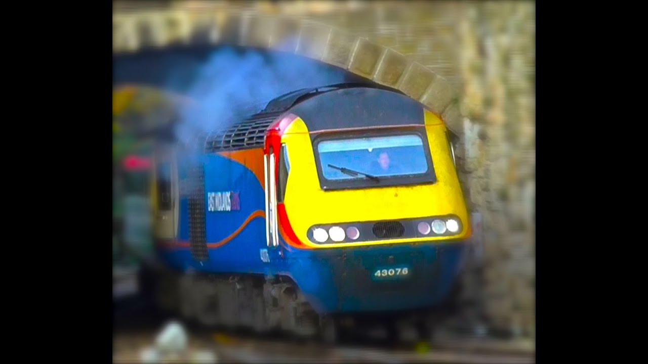 EMT HST 43076 + 43050 Arrives Into Sheffield ECS From Neville Hill ...