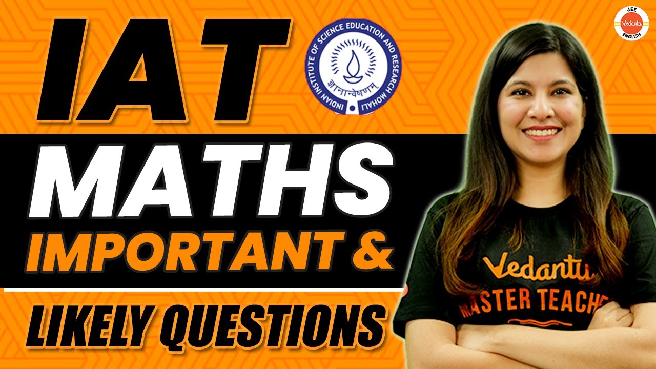 IAT Maths Important And Most Likely Questions | IAT 2024 | Namrata Ma'm ...