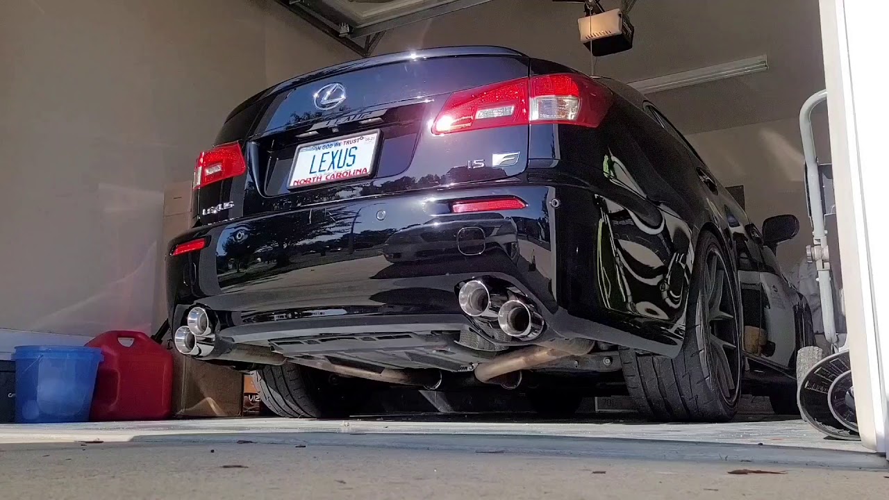 2008 Lexus ISF Exhaust - YouTube