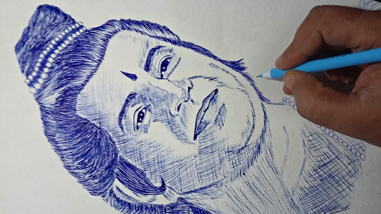 Shri Ram Drawing | Arun Govil |Ramayan | DD NATIONAL | sketch with ball ...