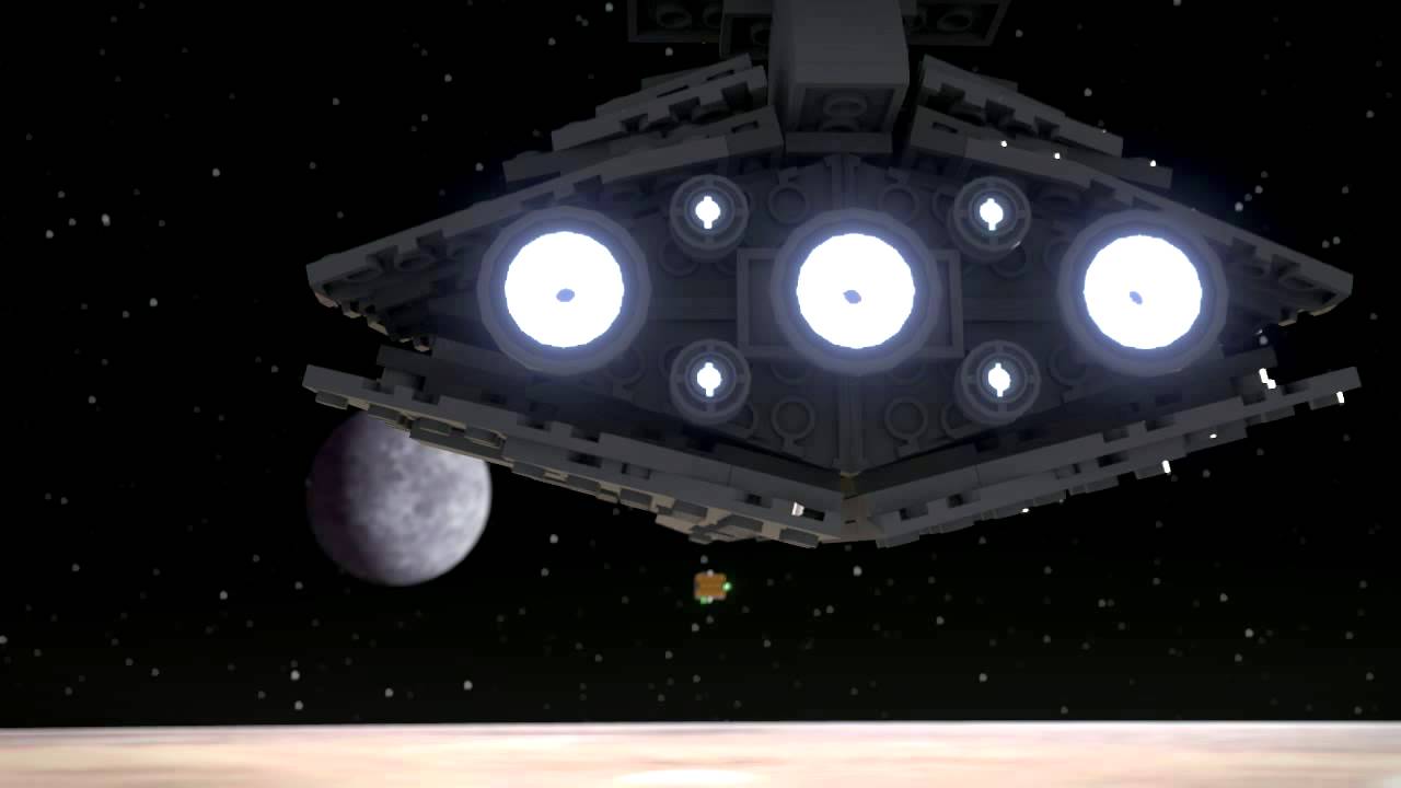LEGO Star Wars Space Fight [As seen in one of MrHarrySkywalkers films ...