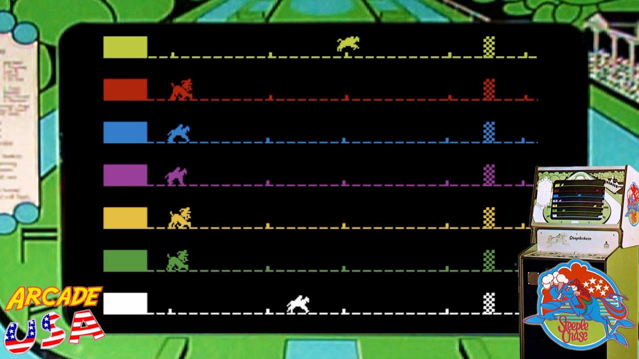 Steeplechase! (Arcade - Atari) - YouTube