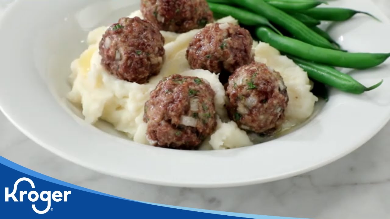 Easy Homemade Meatballs | Kroger Recipes | Kroger - YouTube