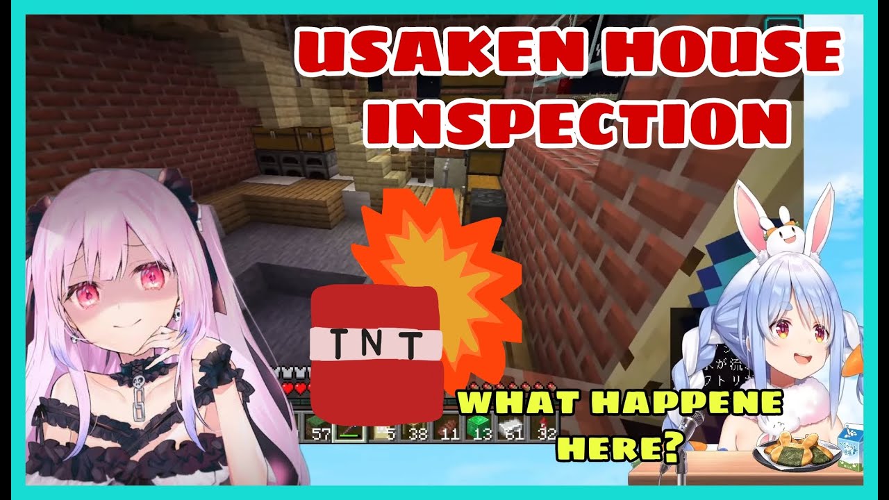 Pekora Visit Rushia House n Found Out It Got Blown Up By Something ...