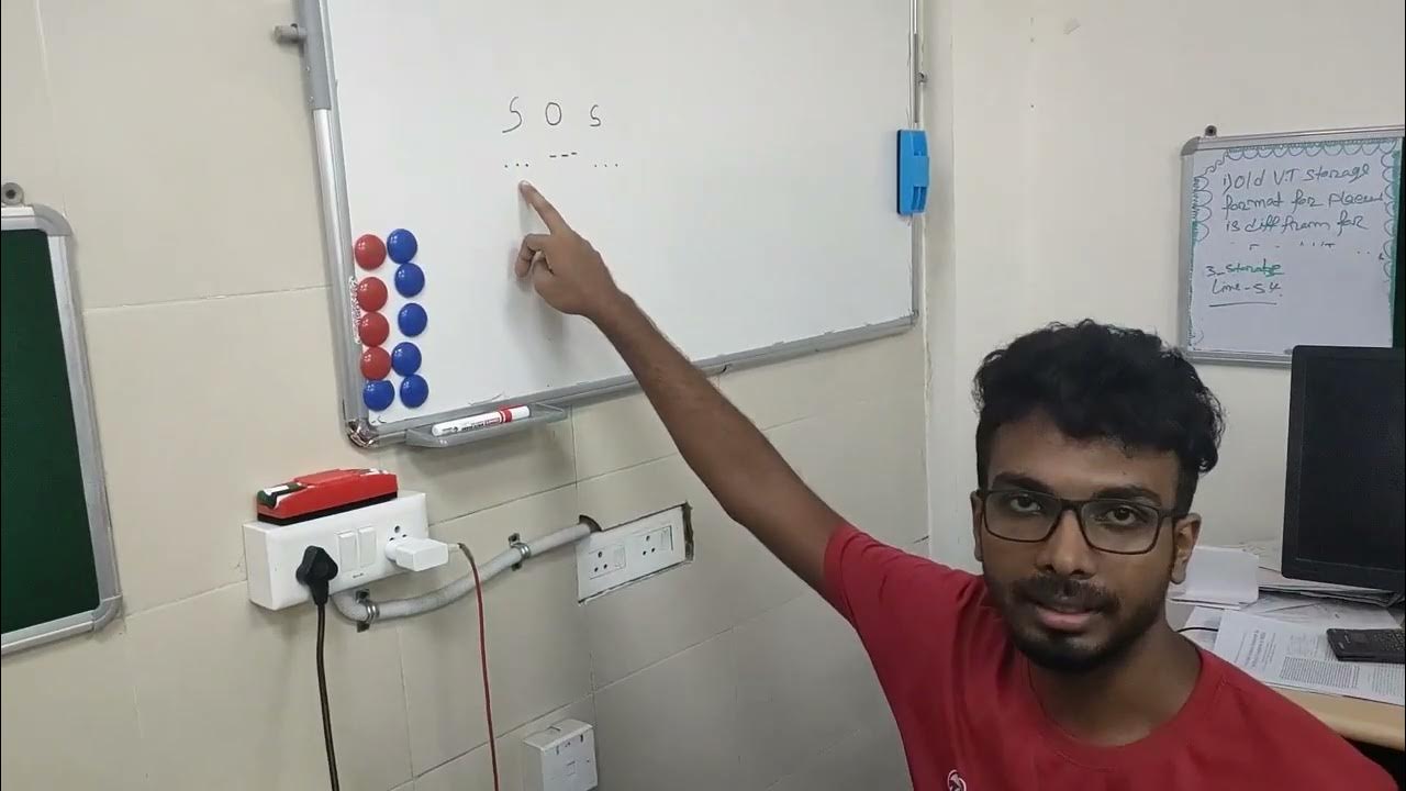 Morse code with ESP32 - YouTube