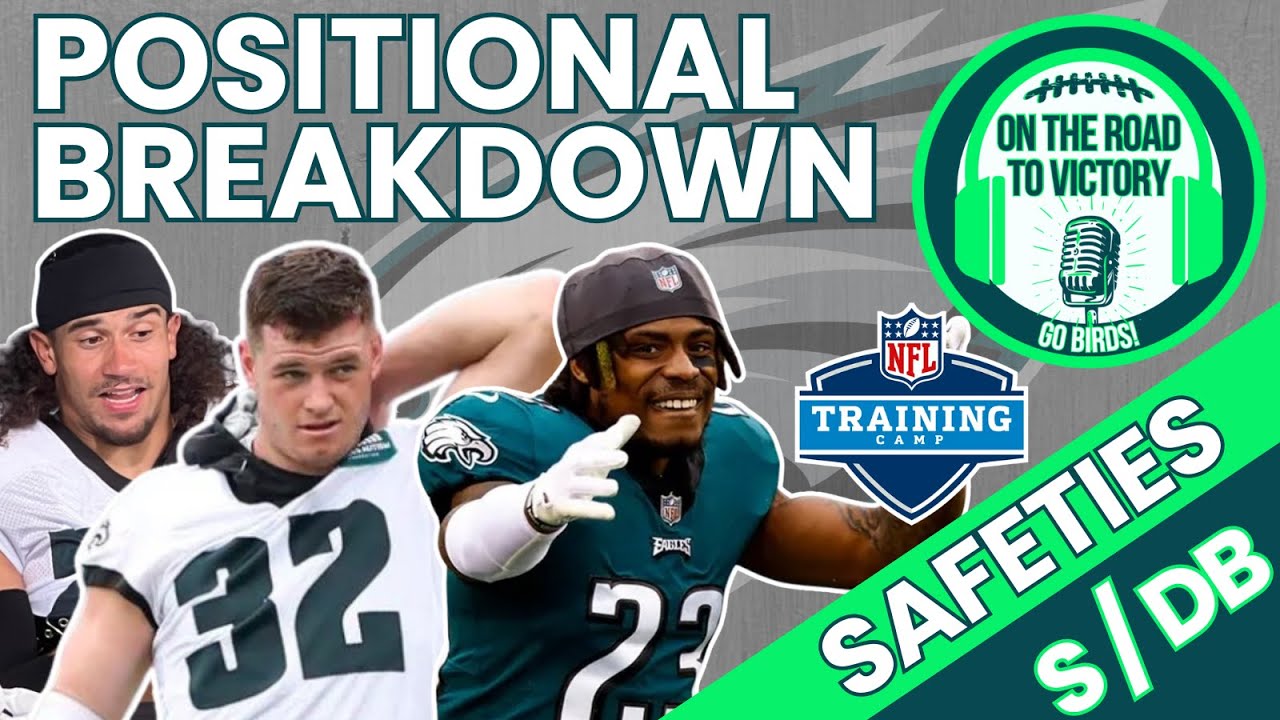Eagles SAFETIES | Training Camp Preview 2024 | Sydney Brown PUP List ...