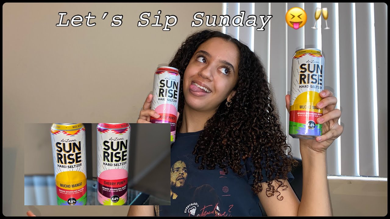Let's Sip Sunday! AriZona SUNRISE Hard Seltzer Review - YouTube