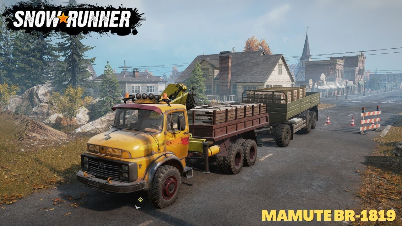 Mamute BR-1819 : It Can't do hard offroad in Snowrunner Gameplay | Snowrunner #28 - YouTube