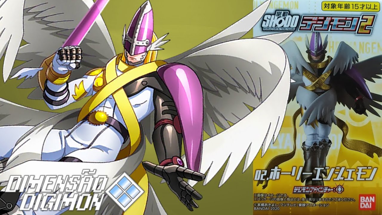 UNBOXING | SHODO: WORLD FUN ACTION FIGURE | DIGIMON 2: 02. HOLY ANGEMON ...