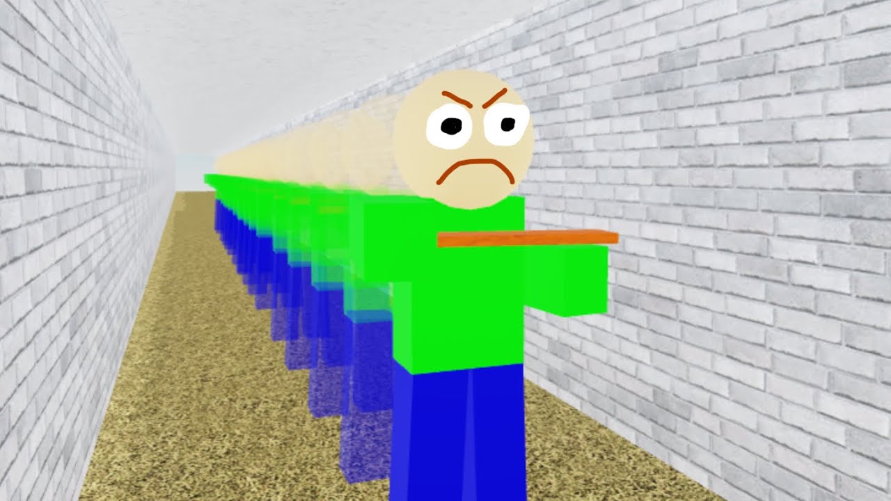 Baldi goes HAM on his ruler - YouTube