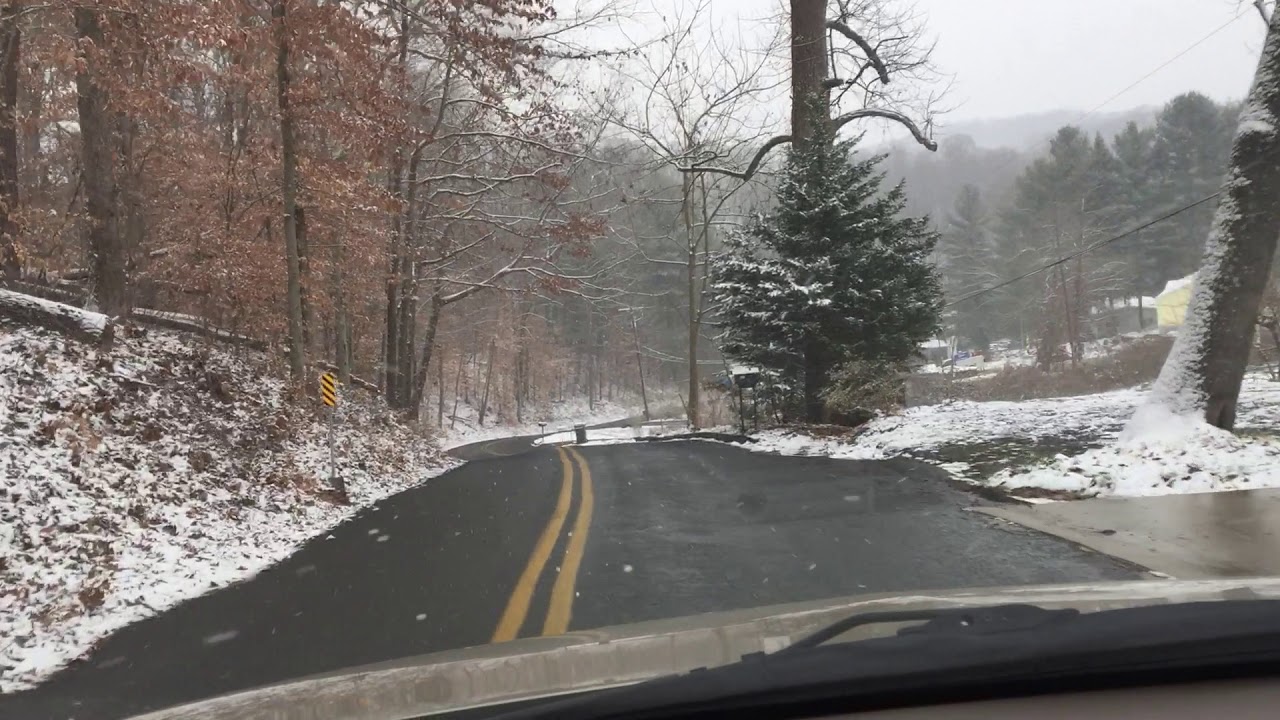 Down the hill in snow - YouTube