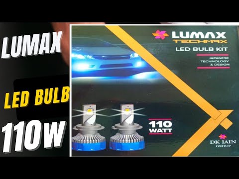 Lumax Led headlight bulbs 12v / 110w || best powerfull / bright led ...