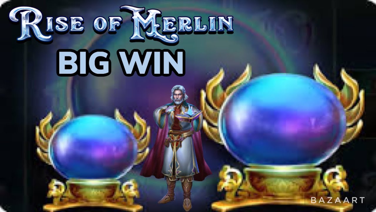 RISE OF MERLIN • BIG WIN • Playn’go Slot • Corneyslots Big Win - YouTube