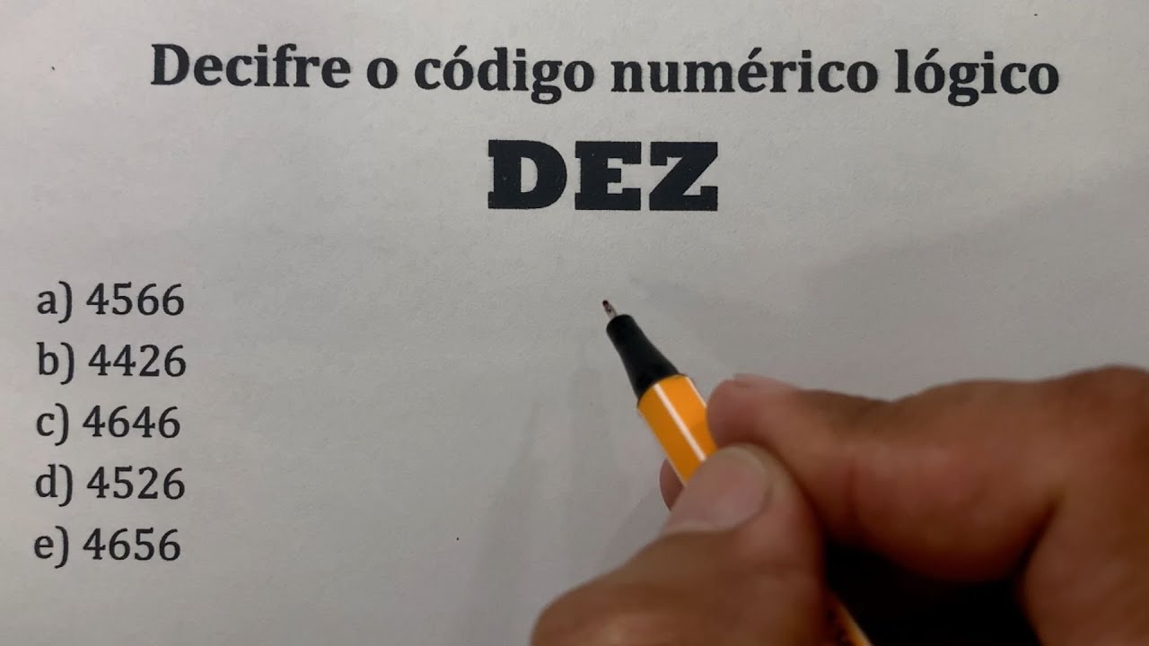 Decifre o código lógico - YouTube