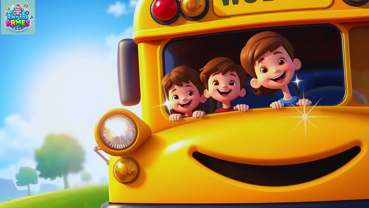 School Bus Adventures | Fun Nursery Rhymes for Kids | Learning Songs ...