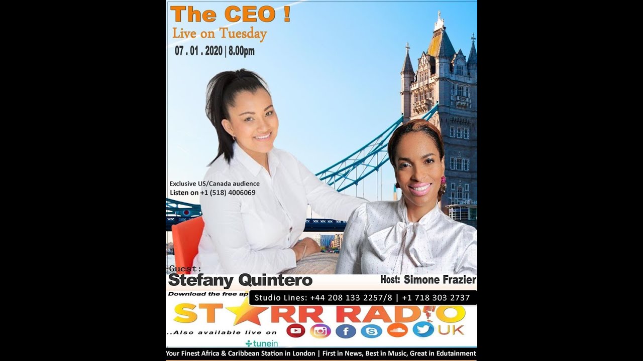 Starr Radio UK Channel - STARR TV | The CEO with Simone Frazier - YouTube
