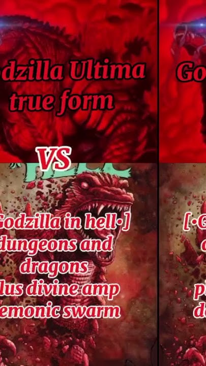 Godzilla in hell vs all Godzilla #powerscaling #edit - YouTube