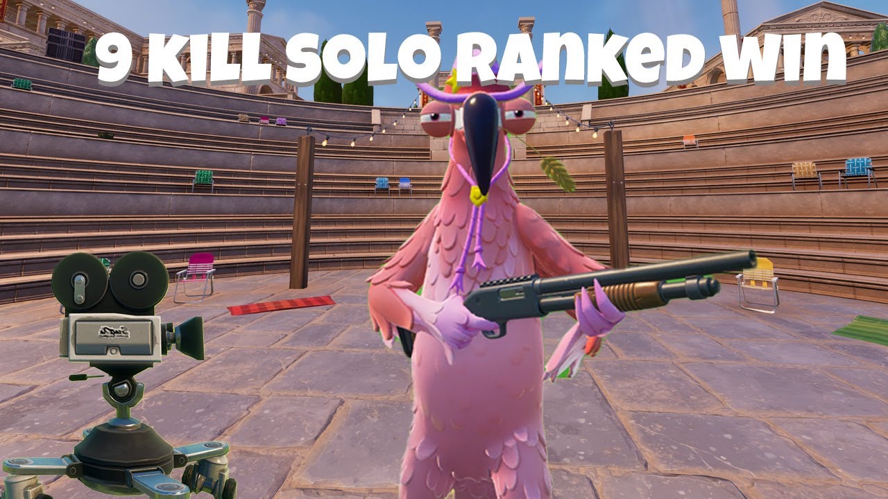 Fortnite 9 kill ranked win cinematic. - YouTube