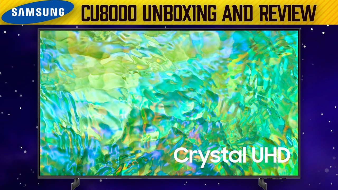 Samsung CU8000 43 Inch Crystal UHD 4K TV Unboxing And Review - YouTube