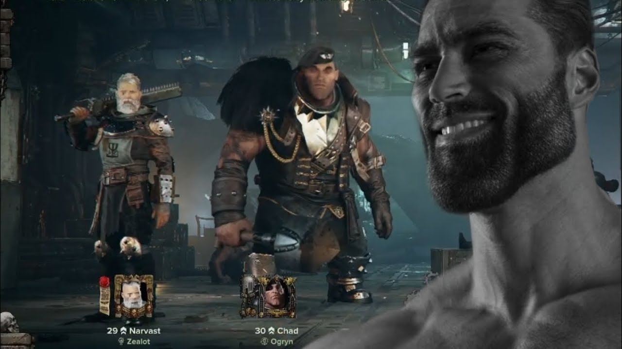 This is what happens when a Giga Chad plays Warhammer 40k Darktide ...