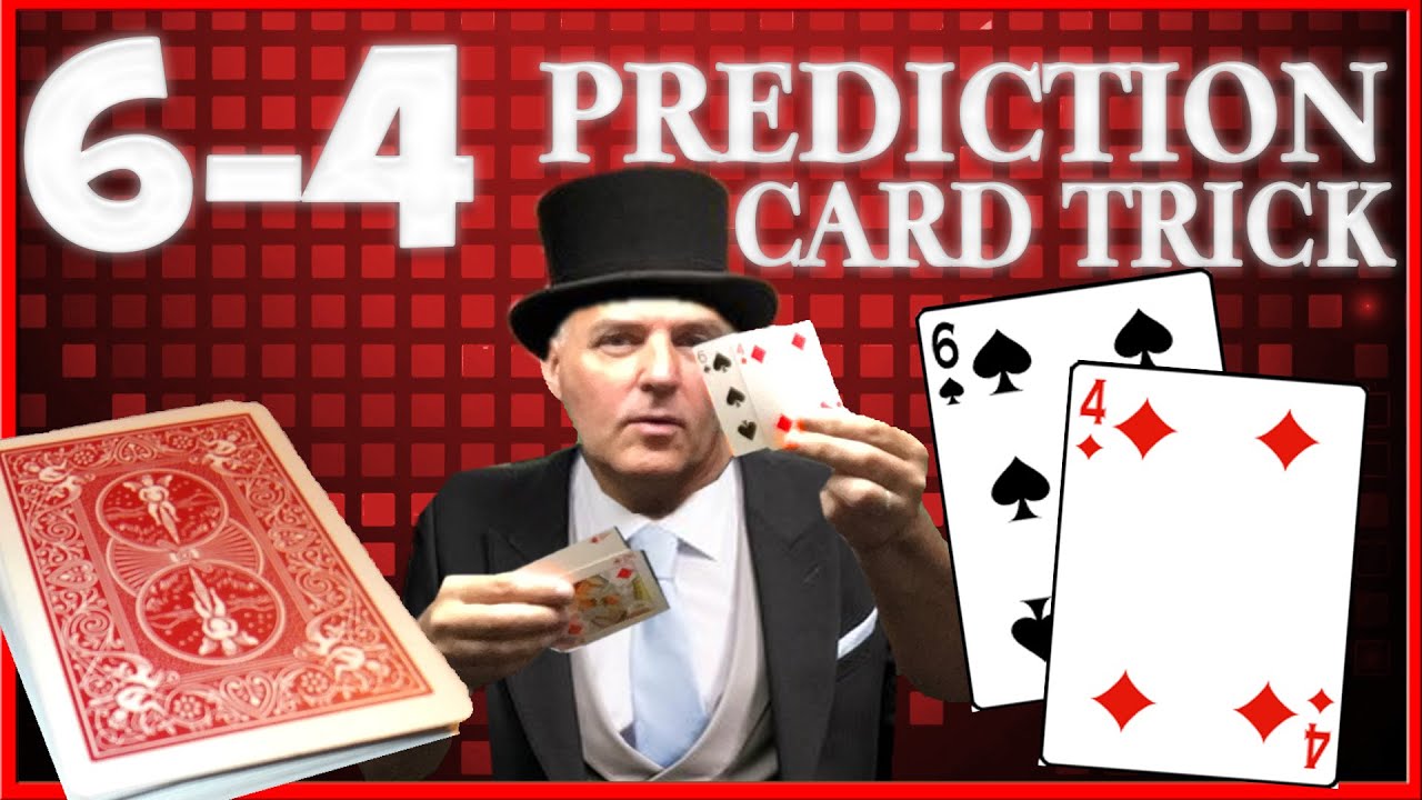 Two Card Premonition Card Trick | The 6-4 Card Predictions - Learn a ...