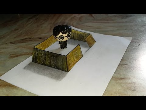 3D Boundary Drawing 🧱 | Easy Step-by-Step Art Tutorial for Beginners ...