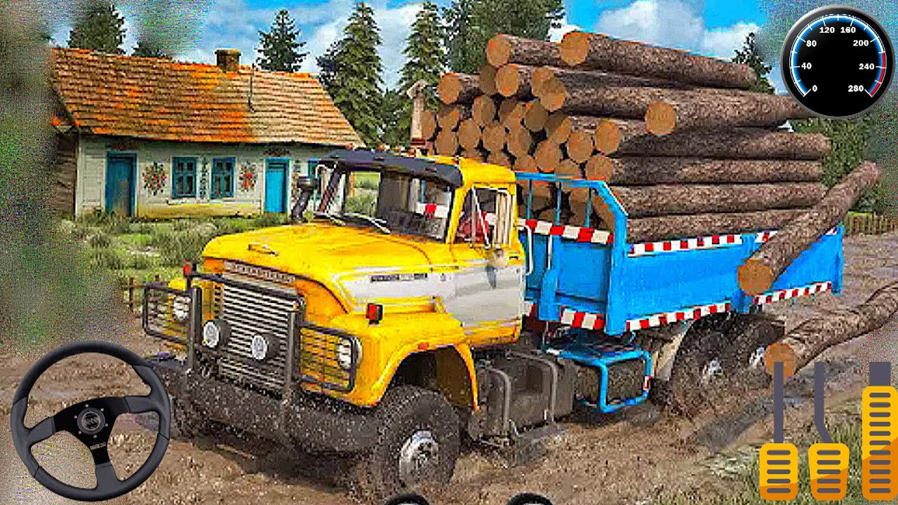 Mud Truck Simulator - 6x6 Spin Offoad Mud Runner Truck Drive Game ...