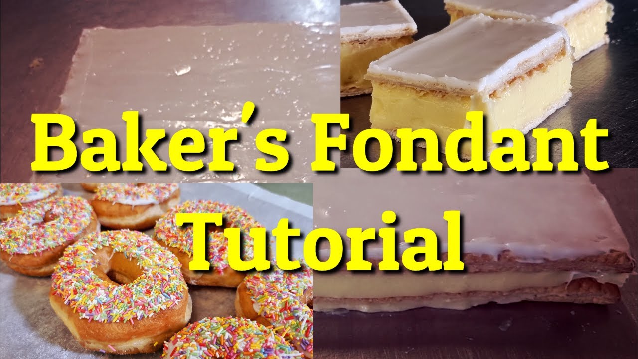 Baker's Fondant Tutorial How to get the best results at Bakery - YouTube