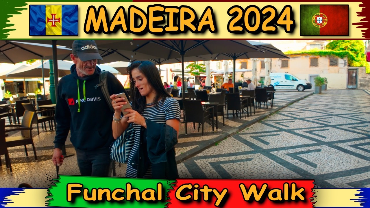 MADEIRA 2024 ☼ FUNCHAL - Scenic Walk - 4K - 10bit color - HiFi Sound # ...