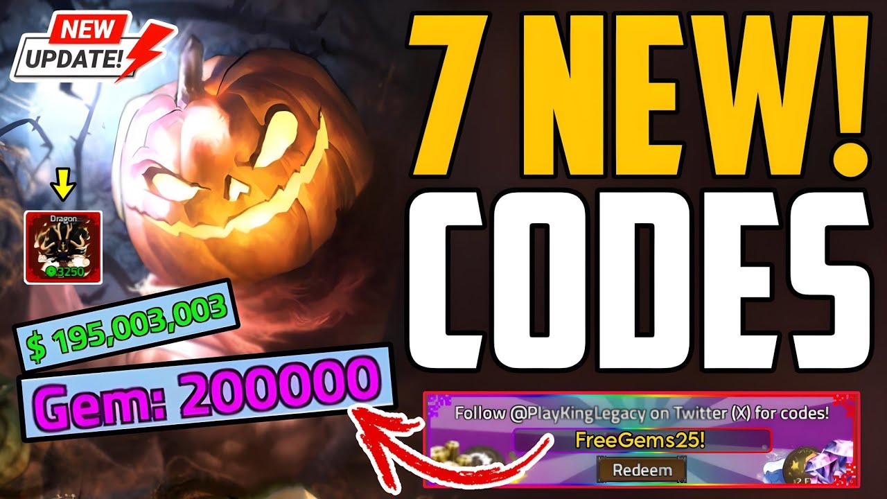 ⚠️New!💥Update ⚠️ king legacy roblox codes january 2025 | king legacy ...