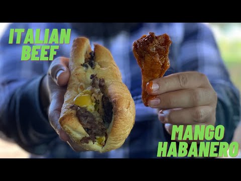 Halal Italian Beef, Stromboli, Mango Habanero Wings. Ali Baba Pizza & Grill. Halal Food Reviews.