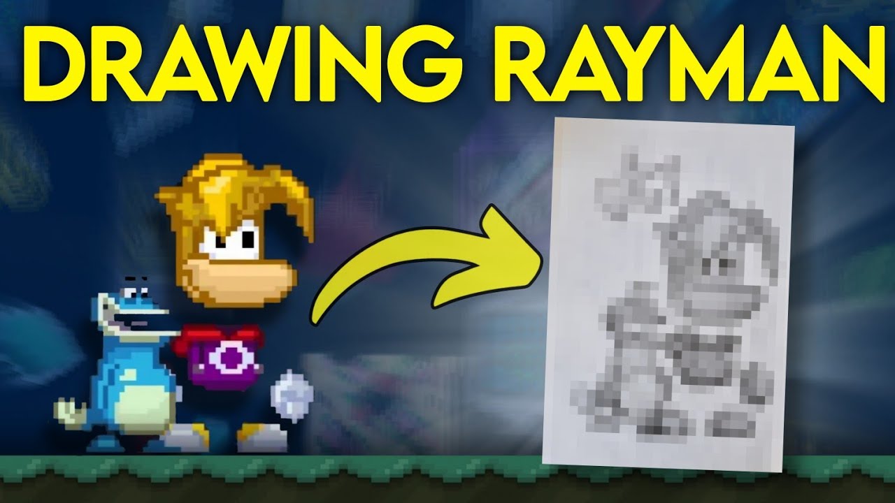 RAYMAN DRAWING In REAL LIFE! | Growtopia - YouTube