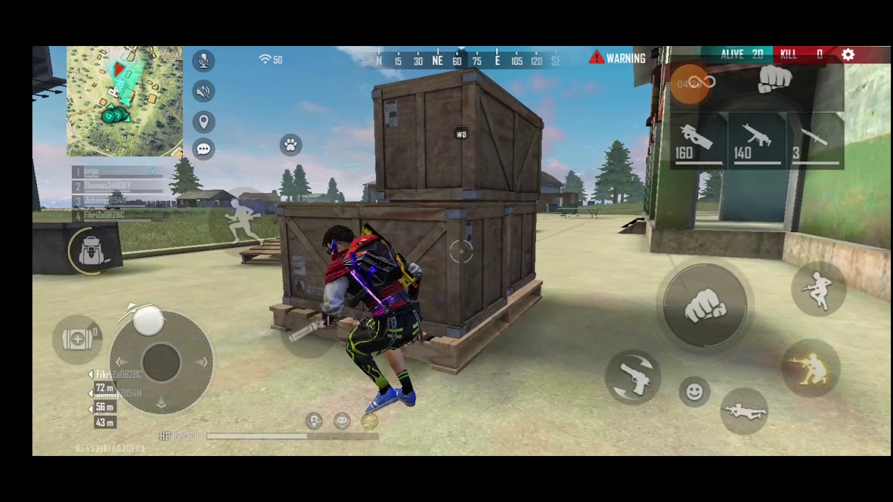 free fire Gameplay part-2(pro gaming) - YouTube