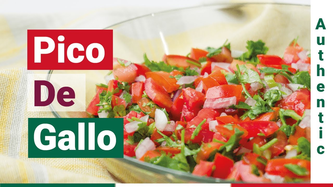 Fresh Salsa Pico De Gallo, Authentic Pico De Gallo Recipe, Salsa Recipe ...