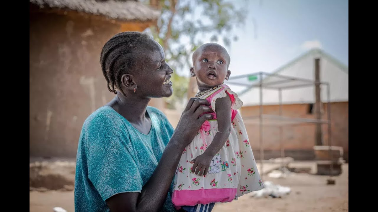 Thanks to UKAID's support to a UNICEF-led Care group, Atoch can smile ...