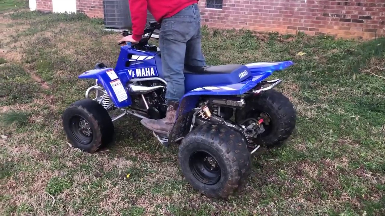 Yamaha banshee 350 dg pipes - YouTube