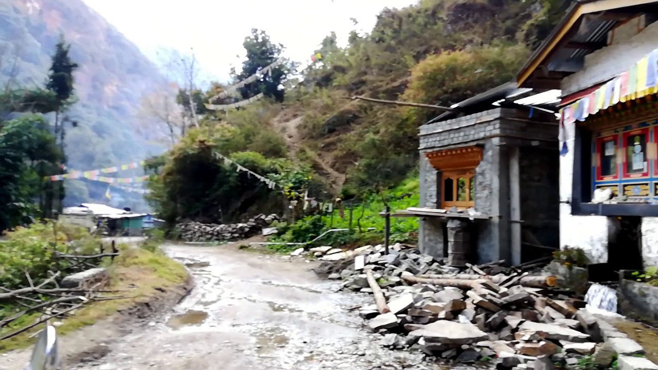 Water powered prayer wheel, Zemithang, Arunachal Pradesh - YouTube