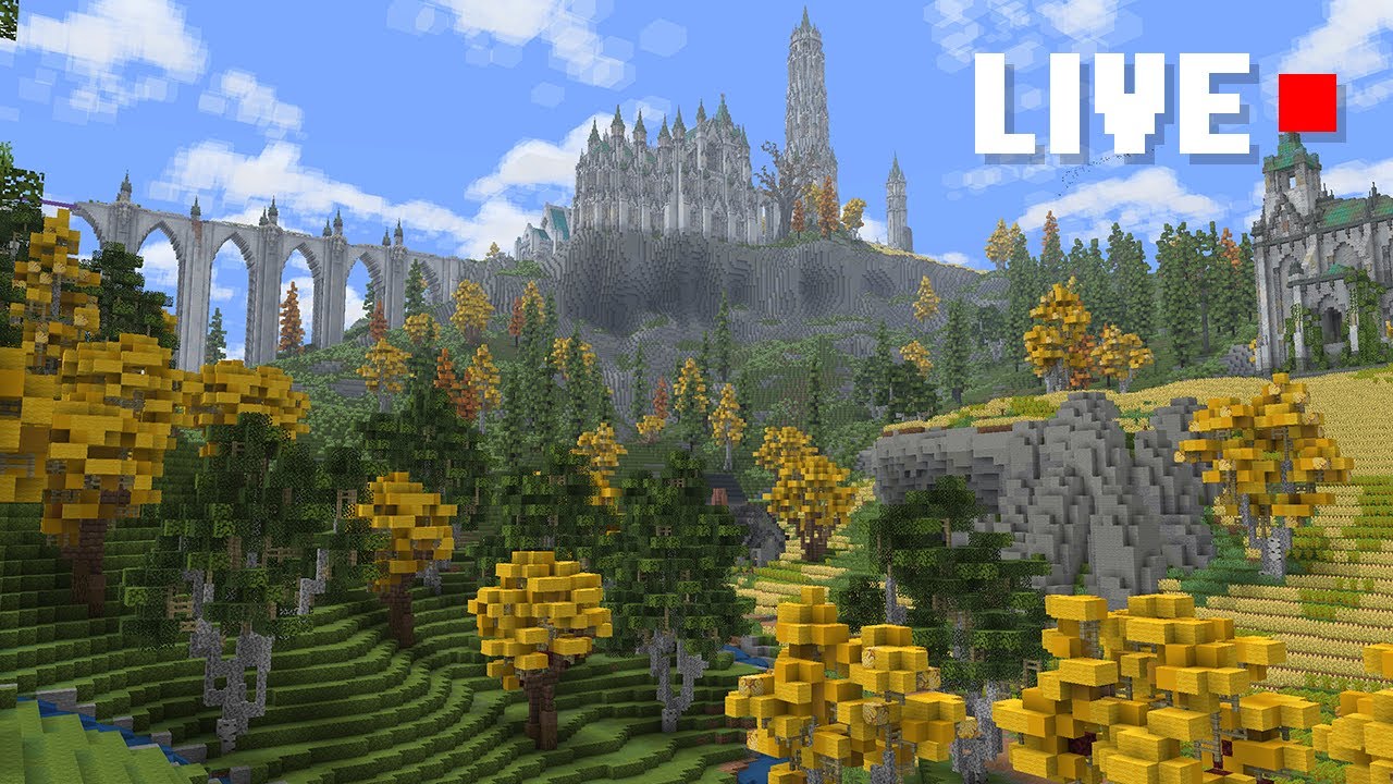 Expanding my Elden Ring inspired Kingdom | Minecraft Creative 1.20 LIVE ...