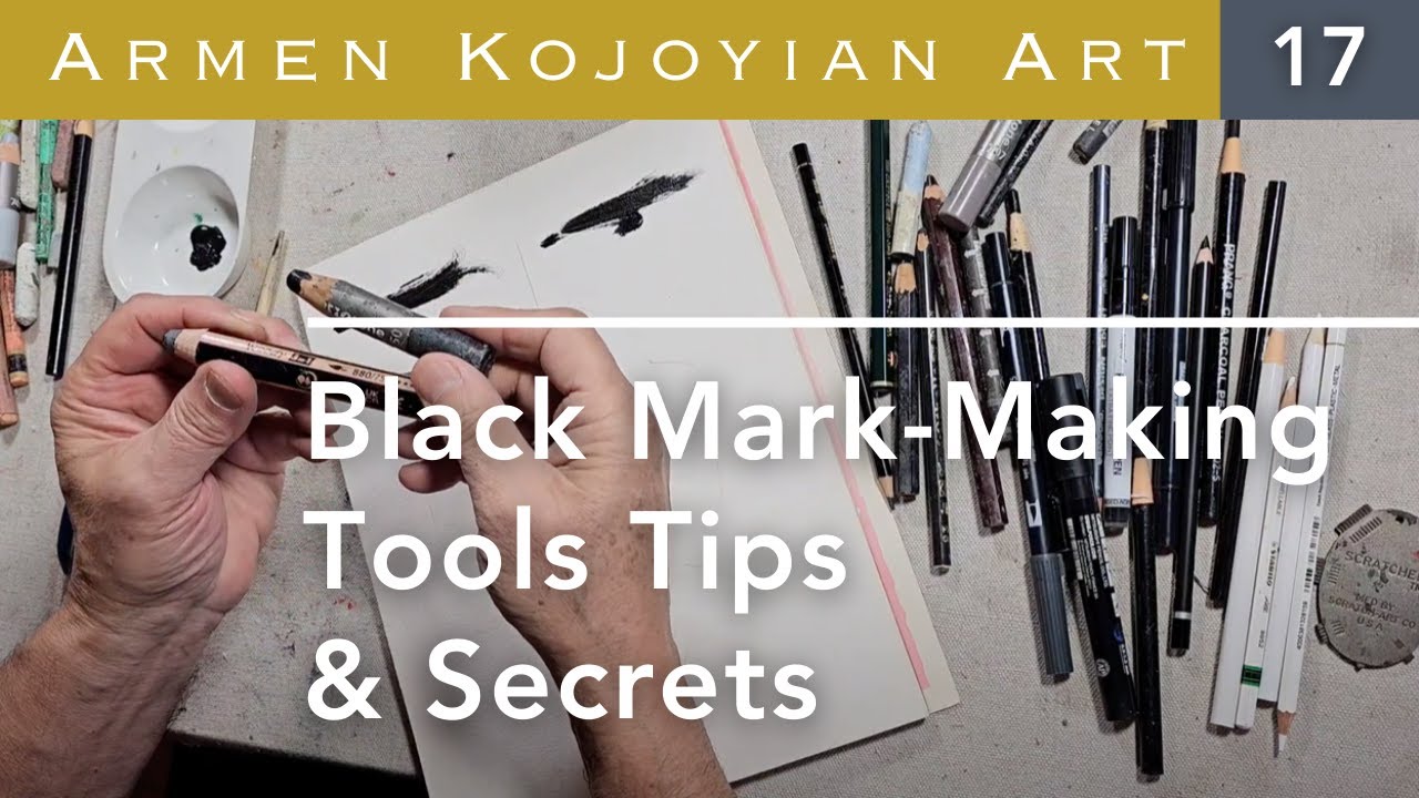 Black Mark Making Tools Tips & Secrets (17) - YouTube