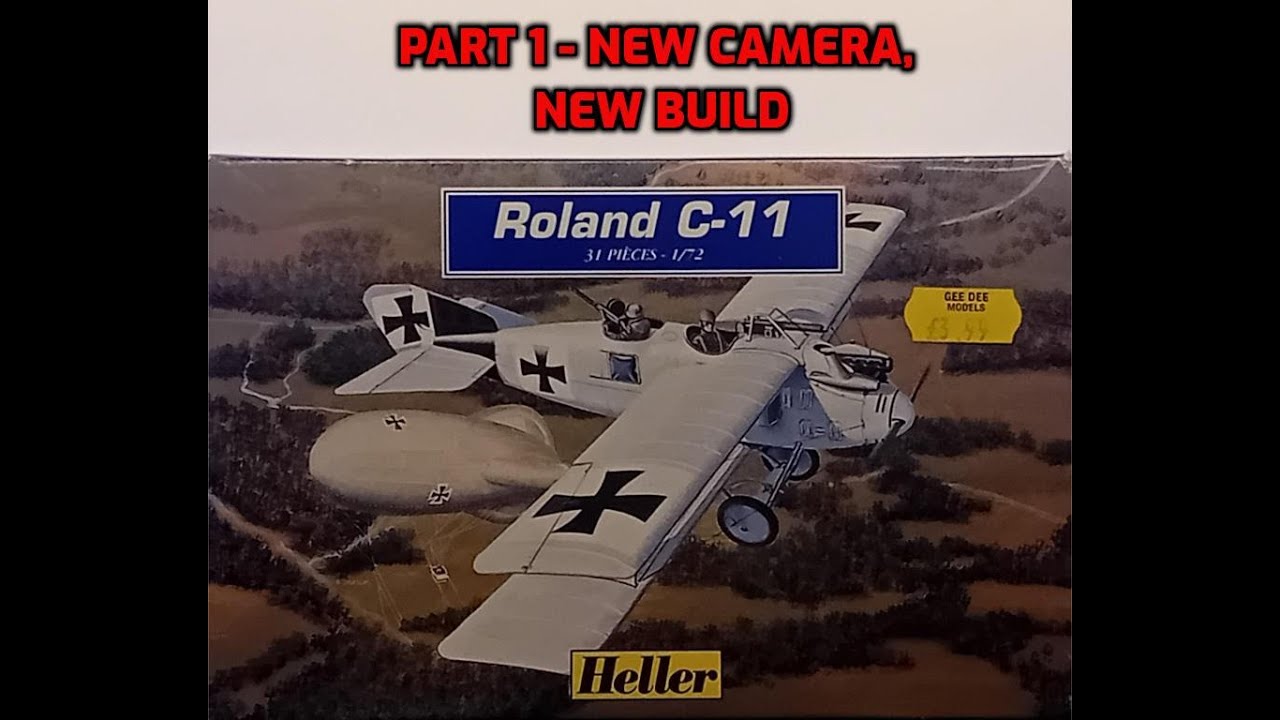 Airfix/Heller Roland C - II, and a new camera - YouTube