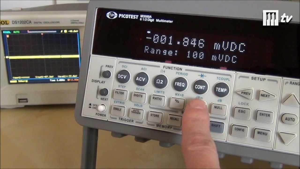 Picotest M3500 - test precyzyjnego multimetru laboratoryjny o ...