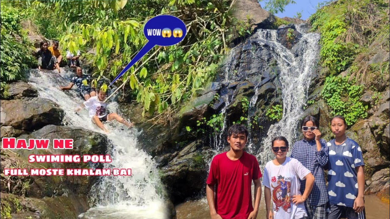 Hajw ne swiming pool full 💃😱😁Gwbaao ni Unaosw berainw mwndg I am so ...