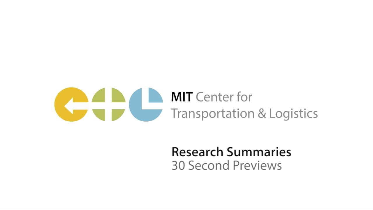 MIT CTL Researcher Mini Summaries - YouTube